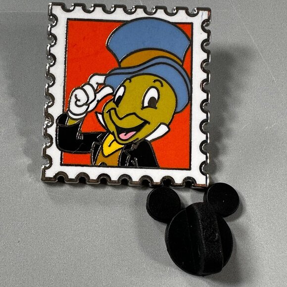 Disney | Jewelry | Disney Jiminy Cricket Trading Pin Stamp Pinocchio ...